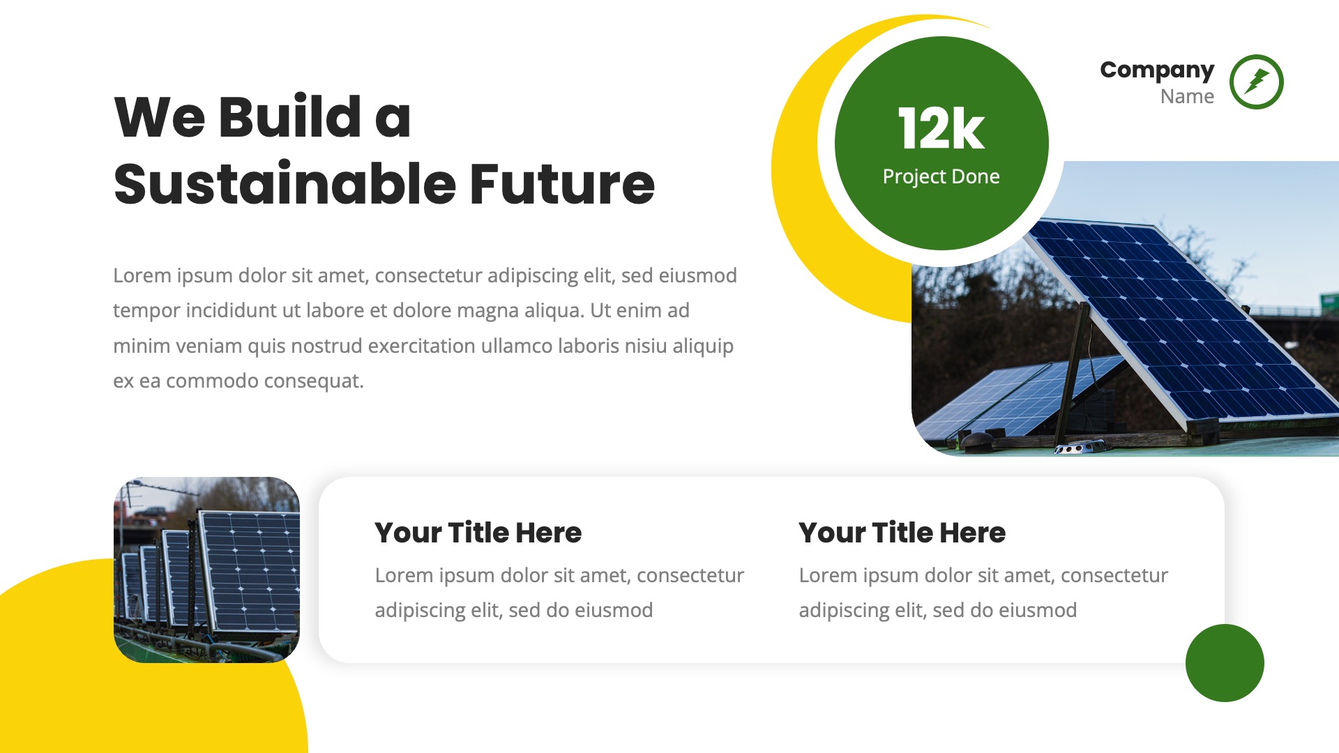 Senergy - Renewable Energy Google Slides Template, Presentation Templates