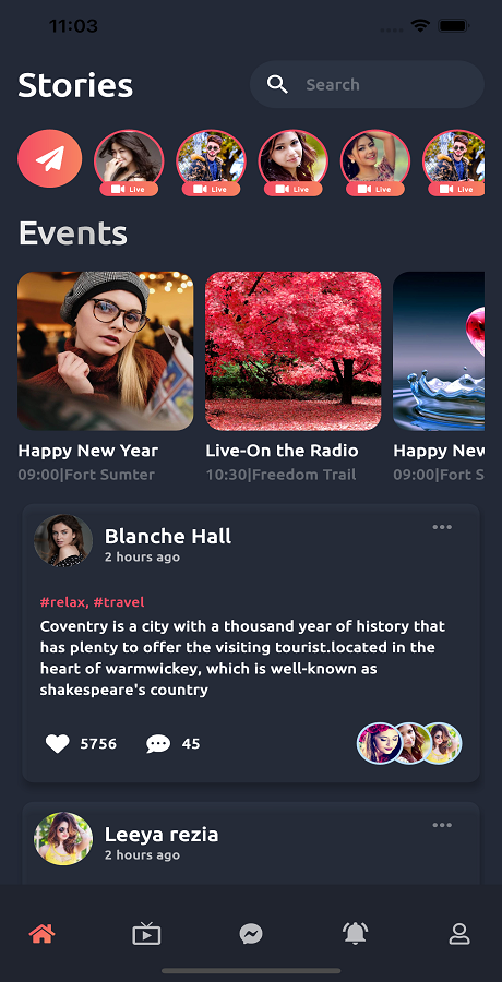 Social App Android App Template + iOS App Template | Flutter | Social ...