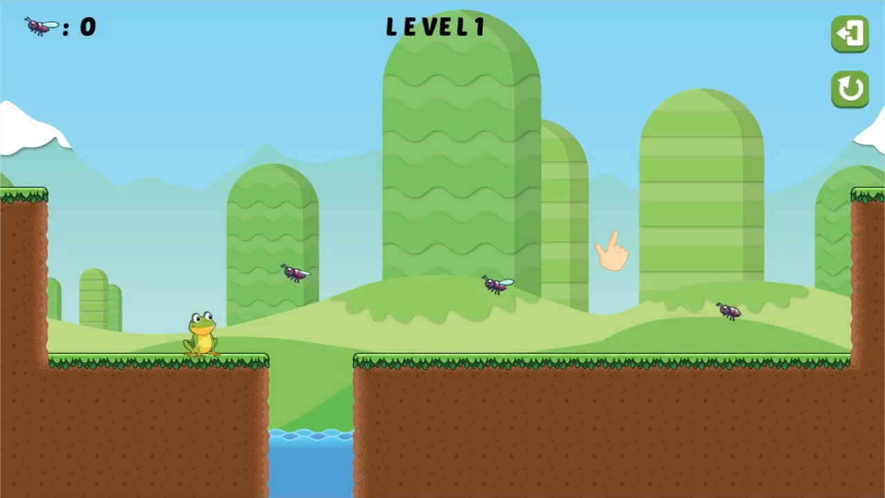 Jumping Frog Adventure : insect Hunt - HTML5 Game (.C3p and HTML5) by LinBeck