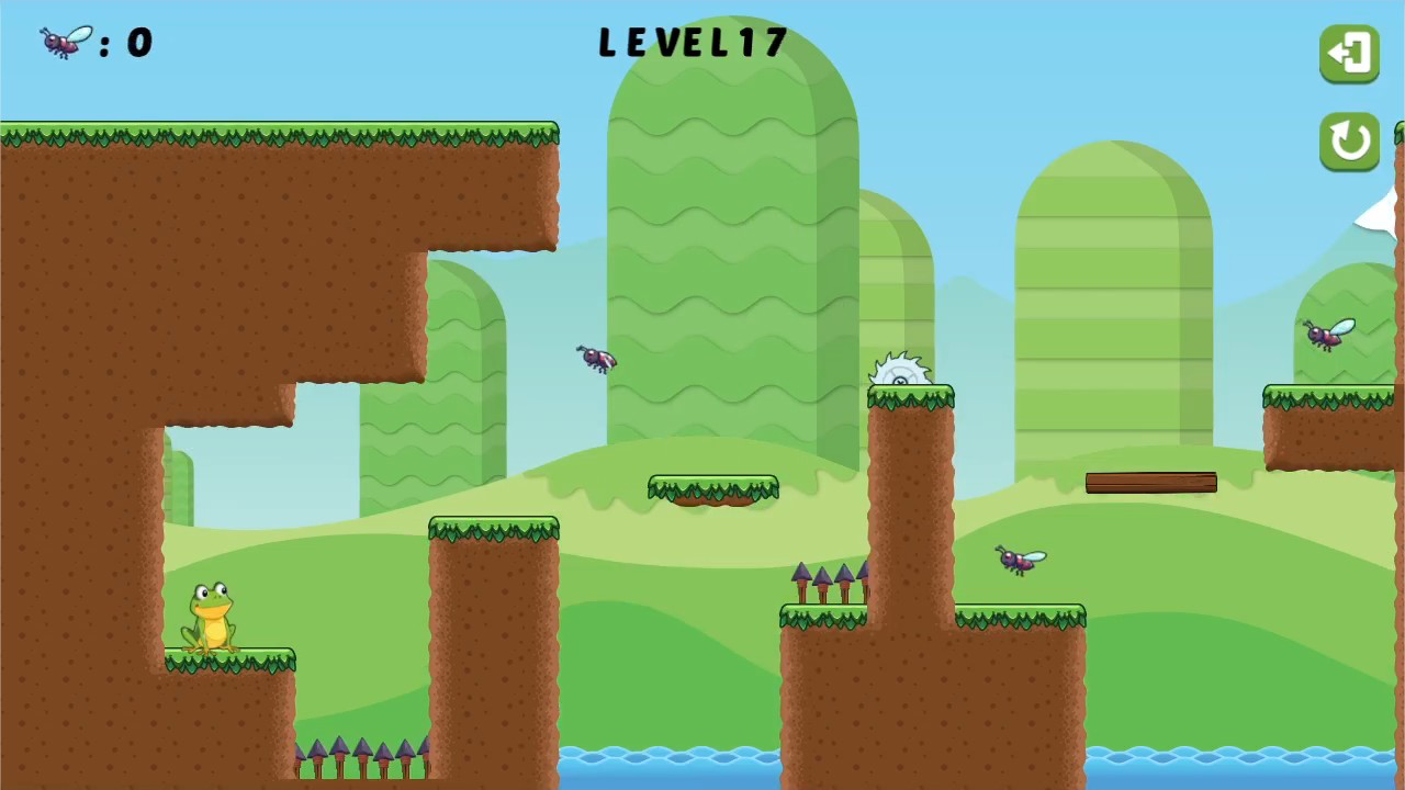 Jumping Frog Adventure : insect Hunt - HTML5 Game (.C3p and HTML5) by LinBeck