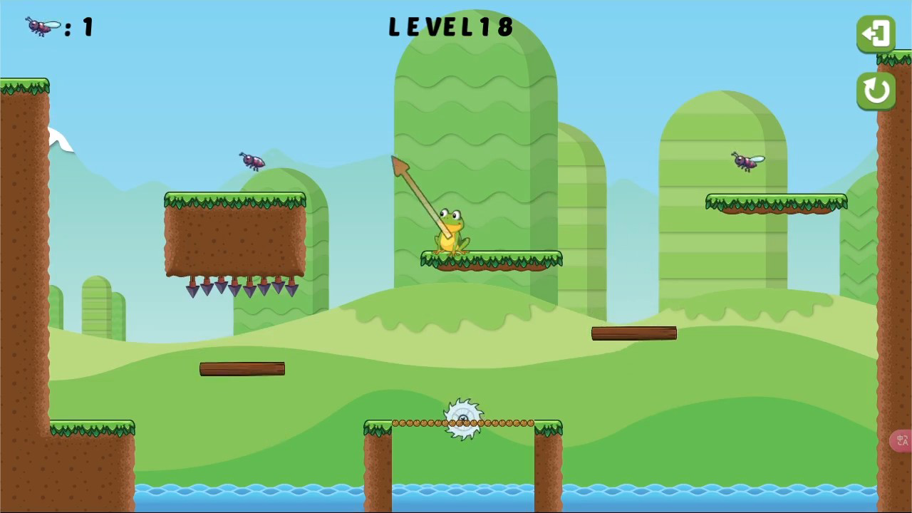 Jumping Frog Adventure : insect Hunt - HTML5 Game (.C3p and HTML5) by LinBeck