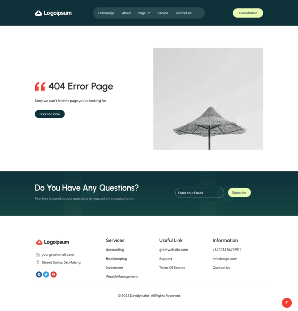 Credence - Modern & Professional Finance Consulting Template Kits by ...