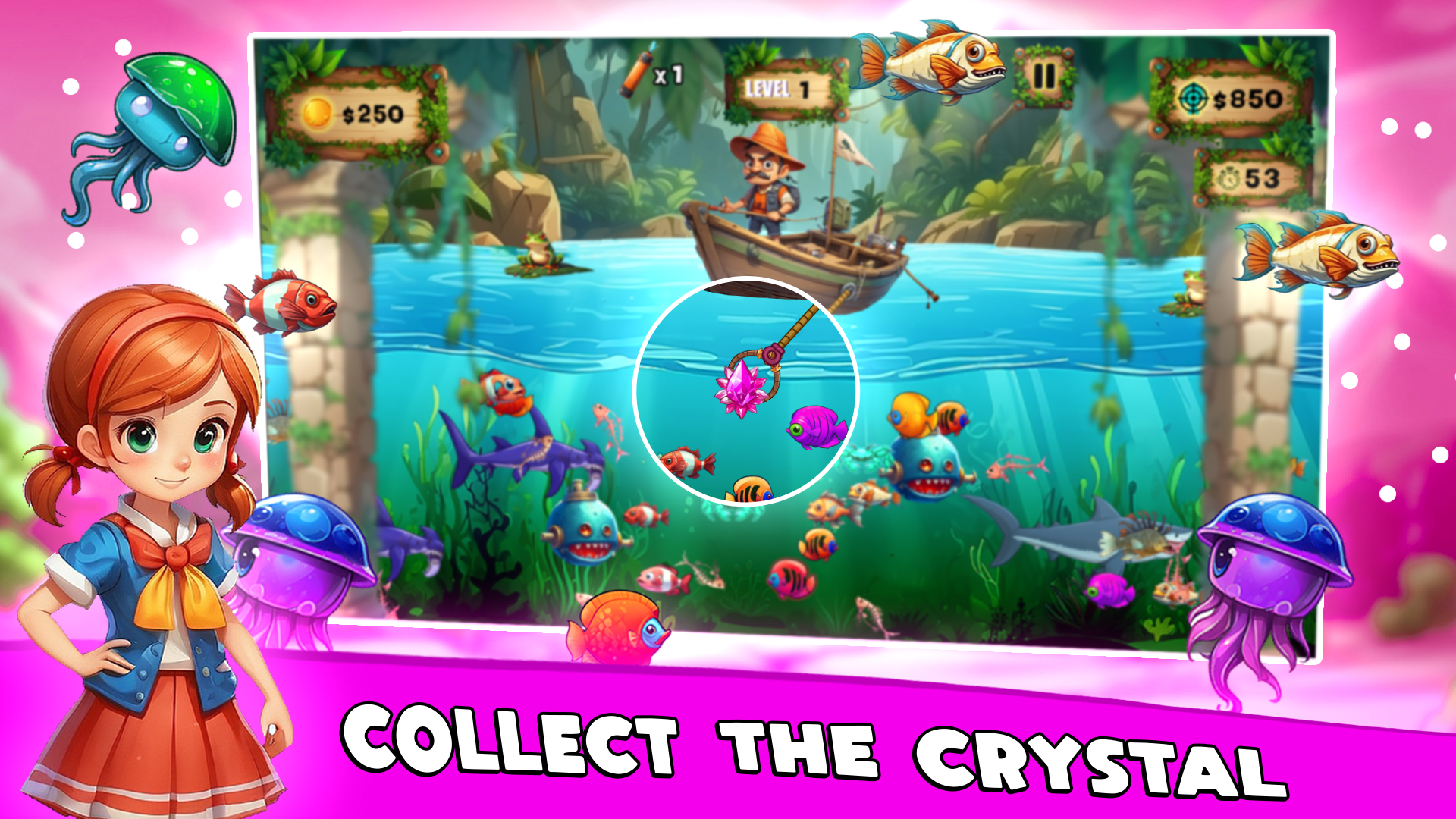 Fisherman Quest HTML5 Construct 3 Game by pairplaycreation | CodeCanyon