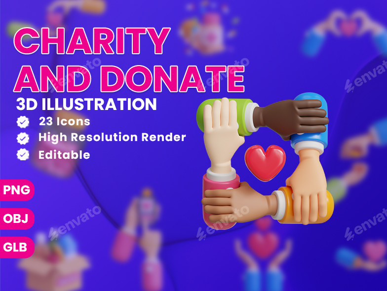 Charity and Donate, Graphics | GraphicRiver