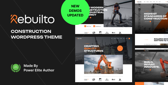 Rebuilto - Construction WordPress Theme by Opal_WP | ThemeForest
