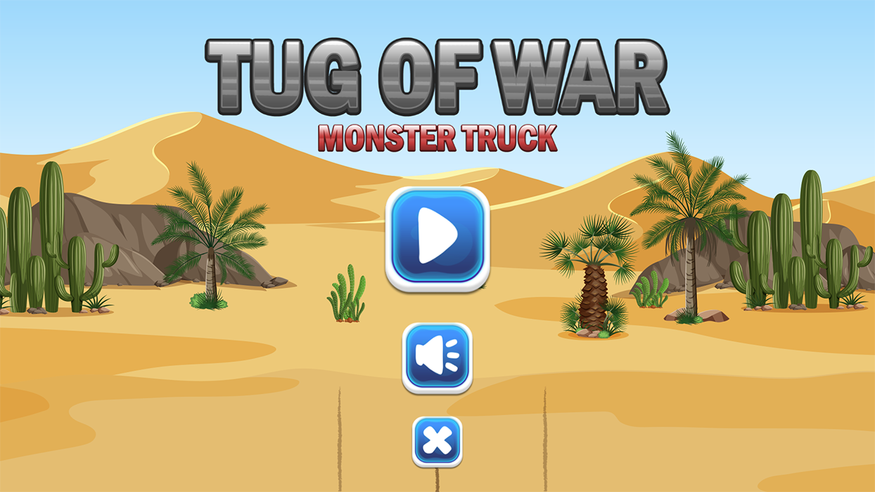 Tug of War - Monster Truck Game (Construct 3 | C3P | HTML5) Fun Game by CGFX-Studio