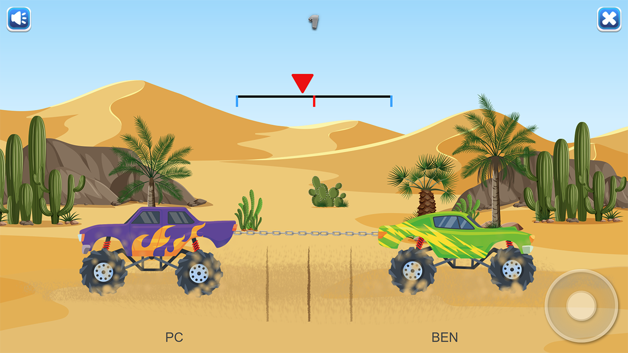 Tug of War - Monster Truck Game (Construct 3 | C3P | HTML5) Fun Game by CGFX-Studio