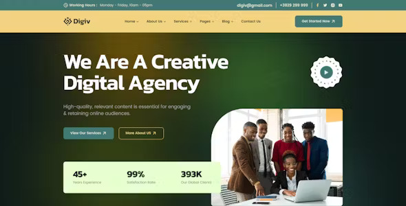 Digiv - Digital Marketing Agency React JS Template by maryinparis ...