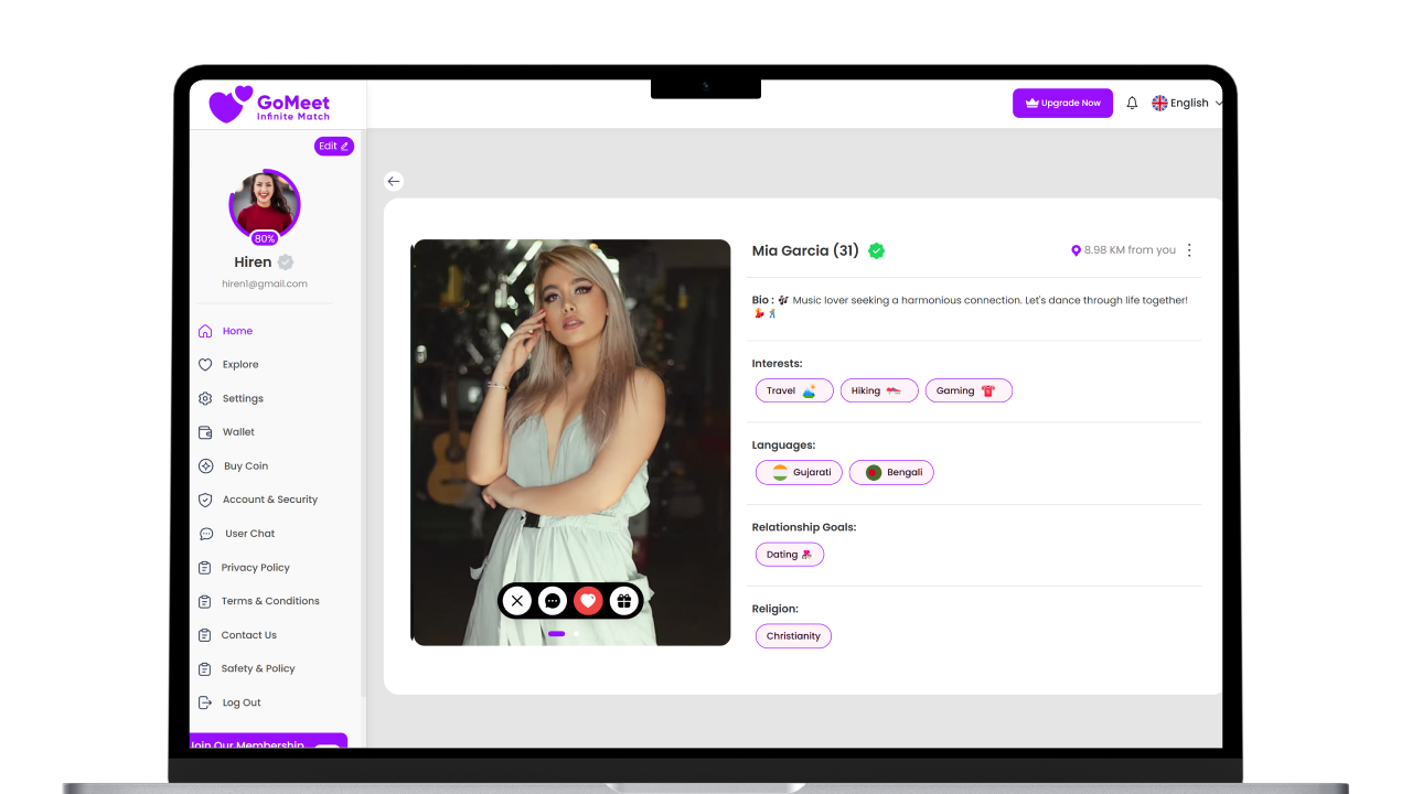 GoMeet - Complete Social Dating Website by cscode_tech | CodeCanyon