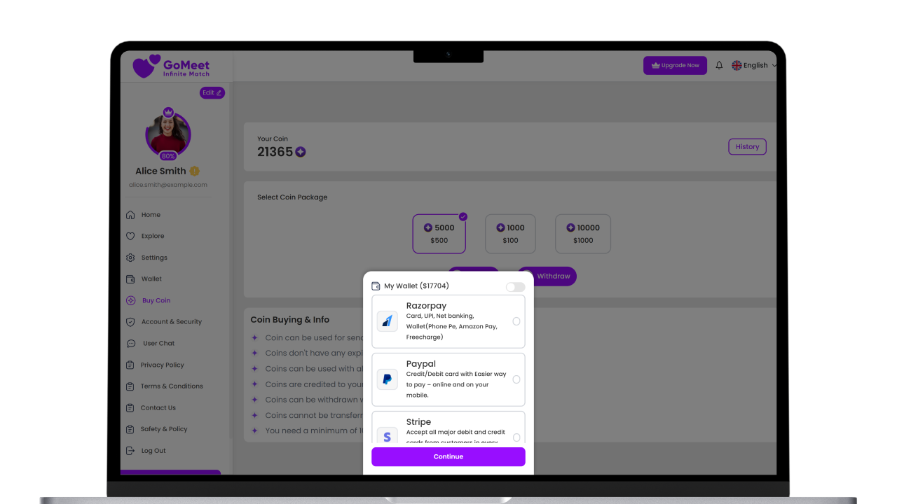 GoMeet - Complete Social Dating Website by cscode_tech | CodeCanyon