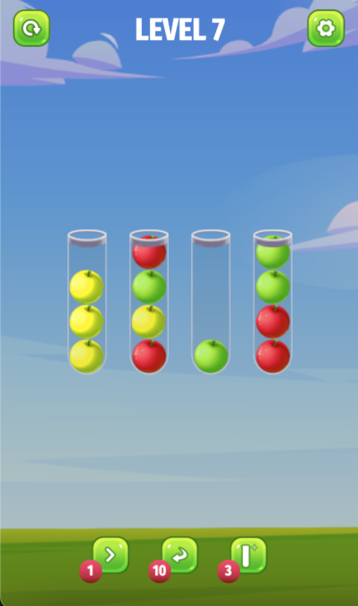 Fruit Sort - Puzzle Game Android Studio Project with AdMob Ads + Ready ...