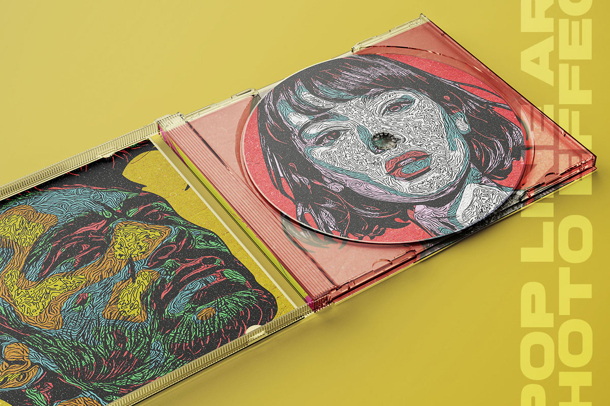 Pop Line Art Photo Effects, Add-ons | GraphicRiver