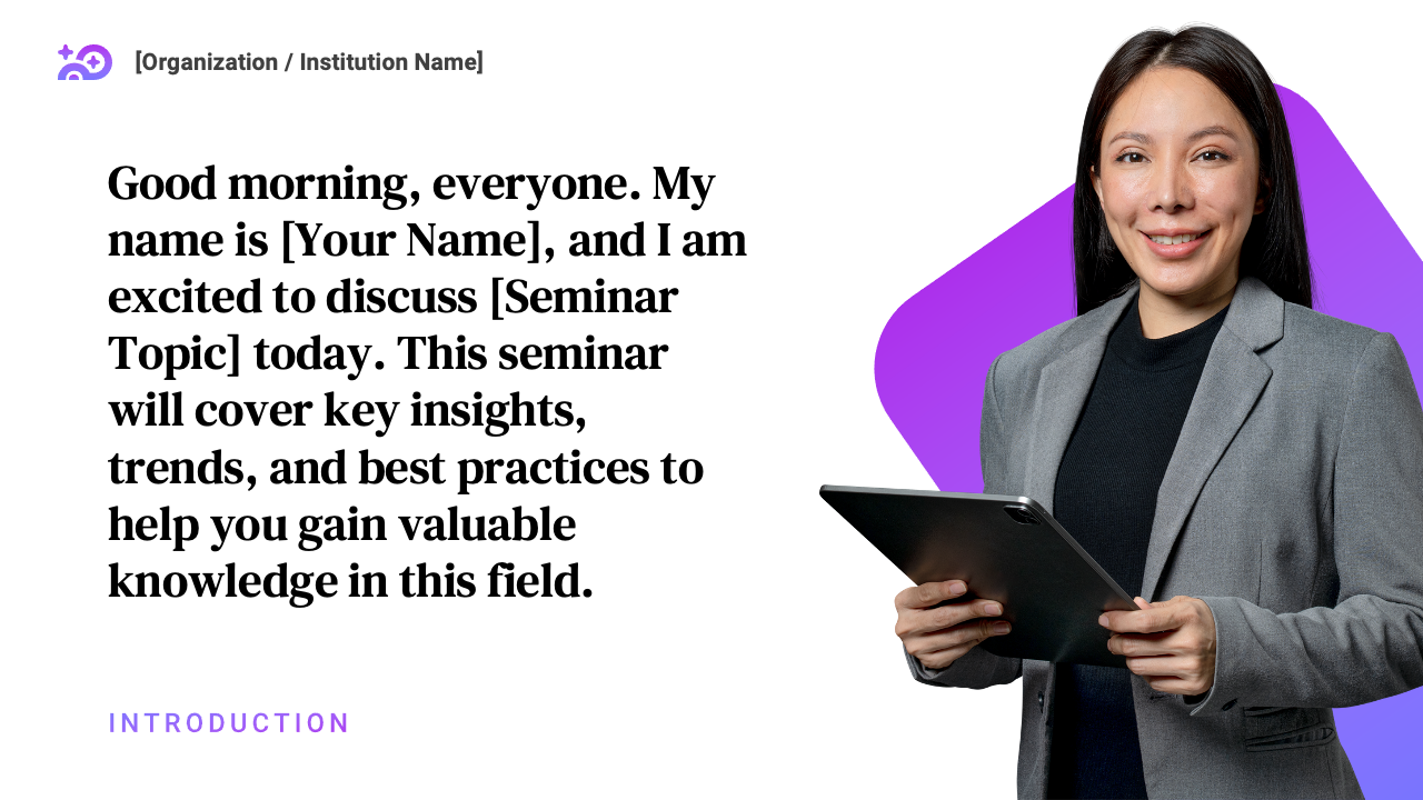 Seminar Presentation for Professional Events PowerPoint Template ...