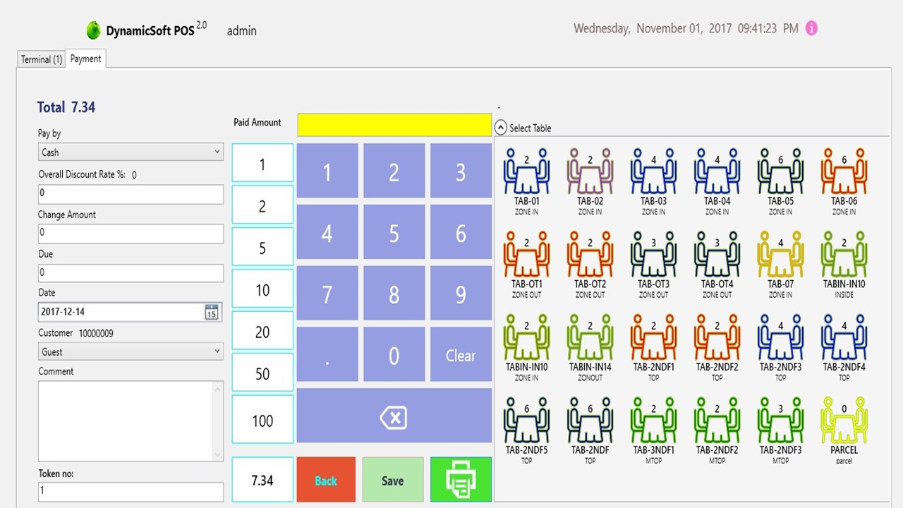 Restaurant Point of Sale - Rest POS - C# WPF SQL by dynamicsoft ...