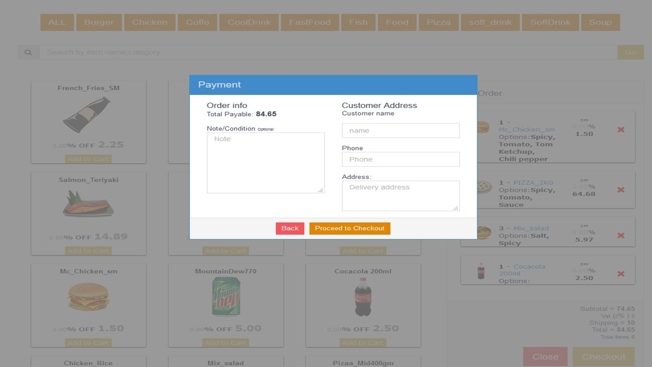 Restaurant Point of Sale - Rest POS - C# WPF SQL by dynamicsoft ...