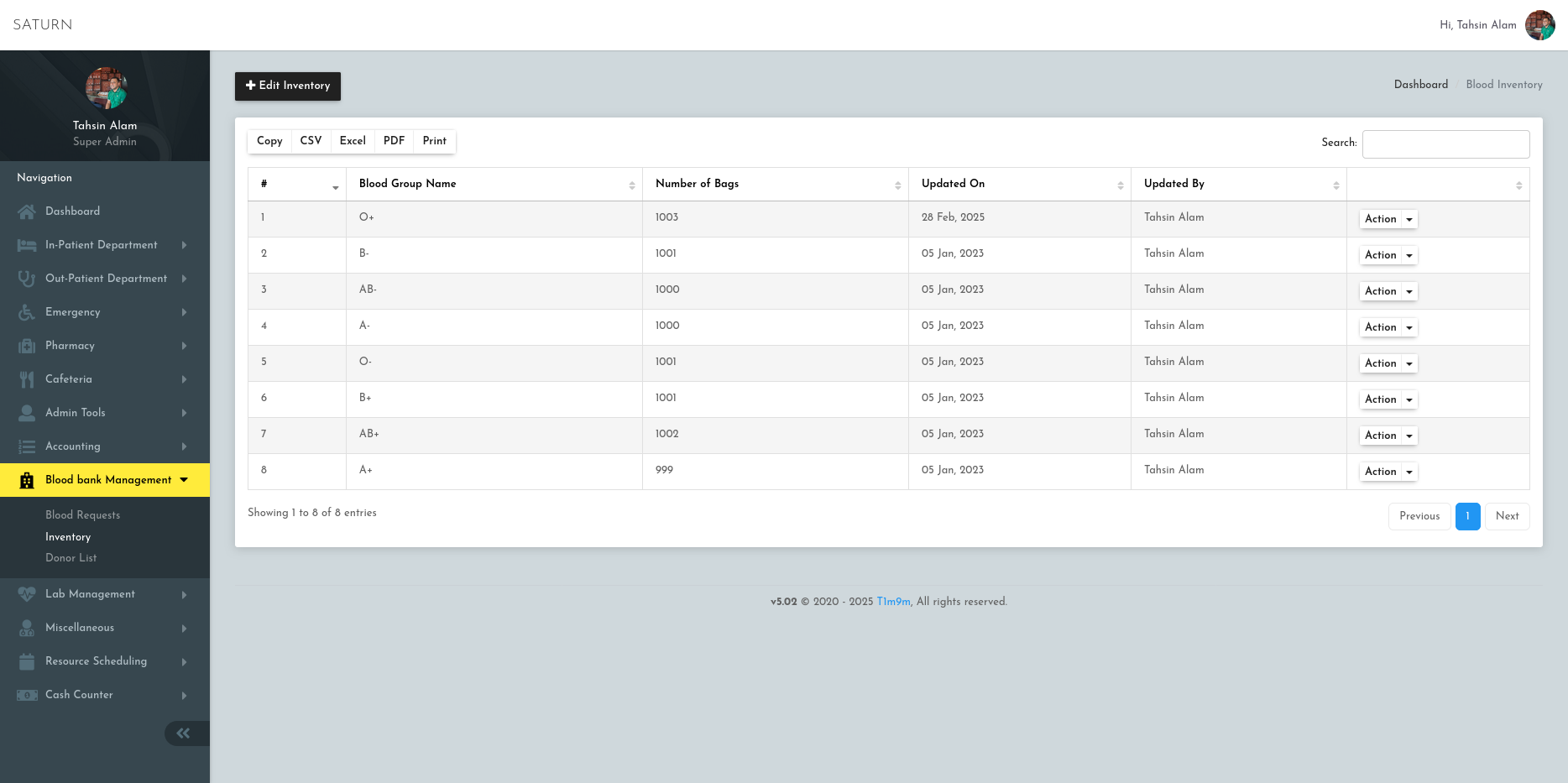Saturn - Hospital Management System by T1m9m | CodeCanyon