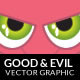 Good and Evil Baby, Vectors | GraphicRiver