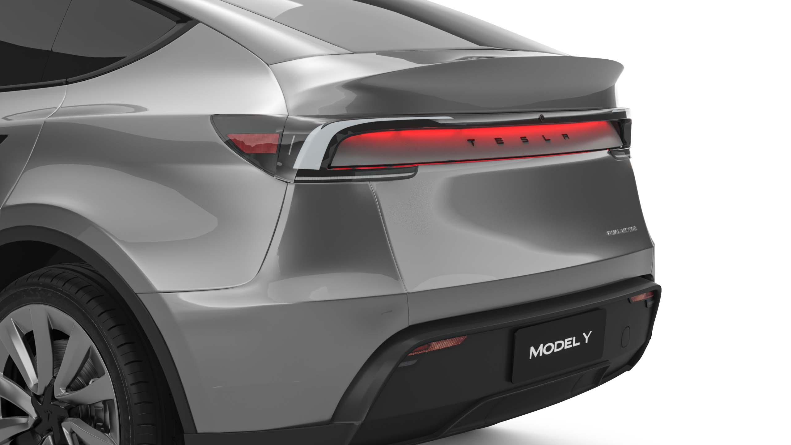 2025 Tesla New Model Y With Two Style Rims by MantangCG | 3DOcean