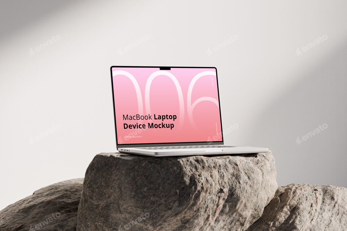 MacBook Mockup Rock Scenes, Graphics | GraphicRiver