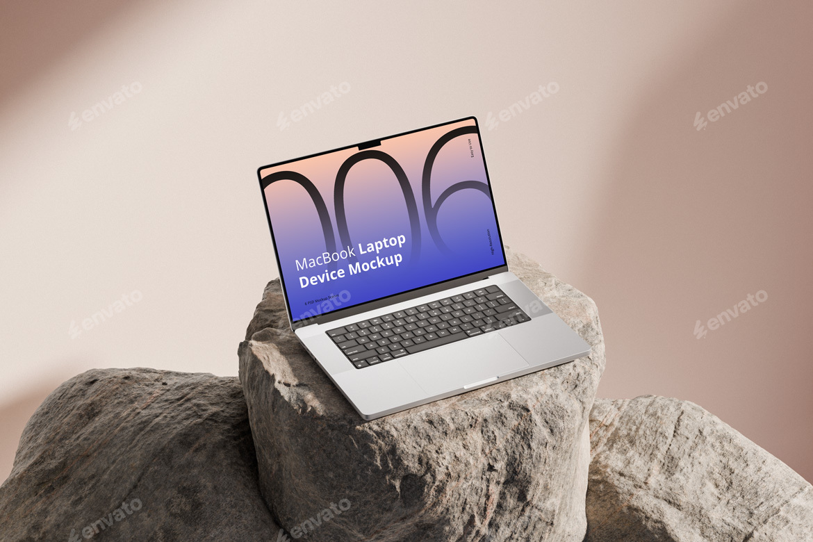 MacBook Mockup Rock Scenes, Graphics | GraphicRiver