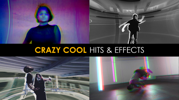 Crazy Cool Hits and Effects | After Effects, After Effects Project Files