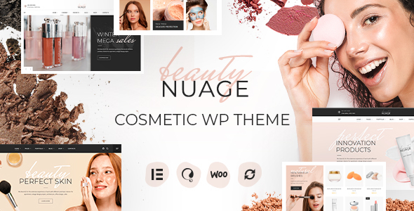 Nuage - Cosmetics & Beauty WordPress Theme by WebGeniusLab | ThemeForest