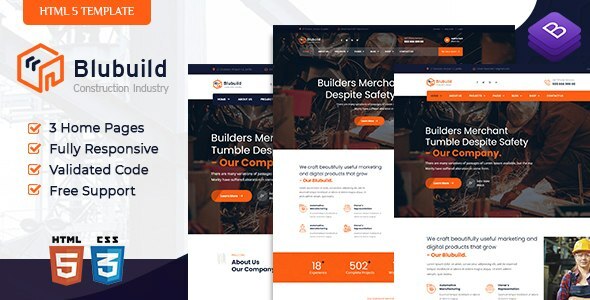 BluBuild - Industrial Construction HTML Template by nauthemes | ThemeForest