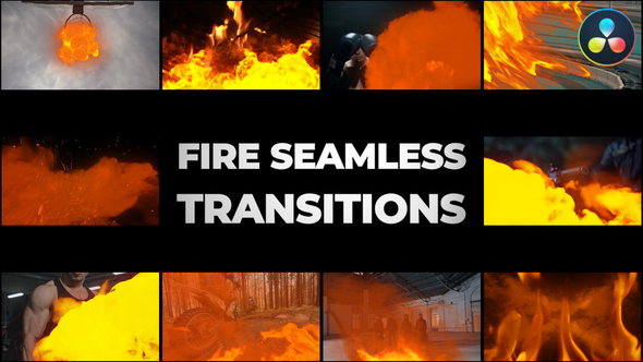 Fire Seamless Transitions for DaVinci Resolve, DaVinci Resolve Templates