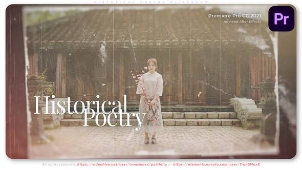 Historical Poetry Slideshow, Premiere Pro Templates | VideoHive