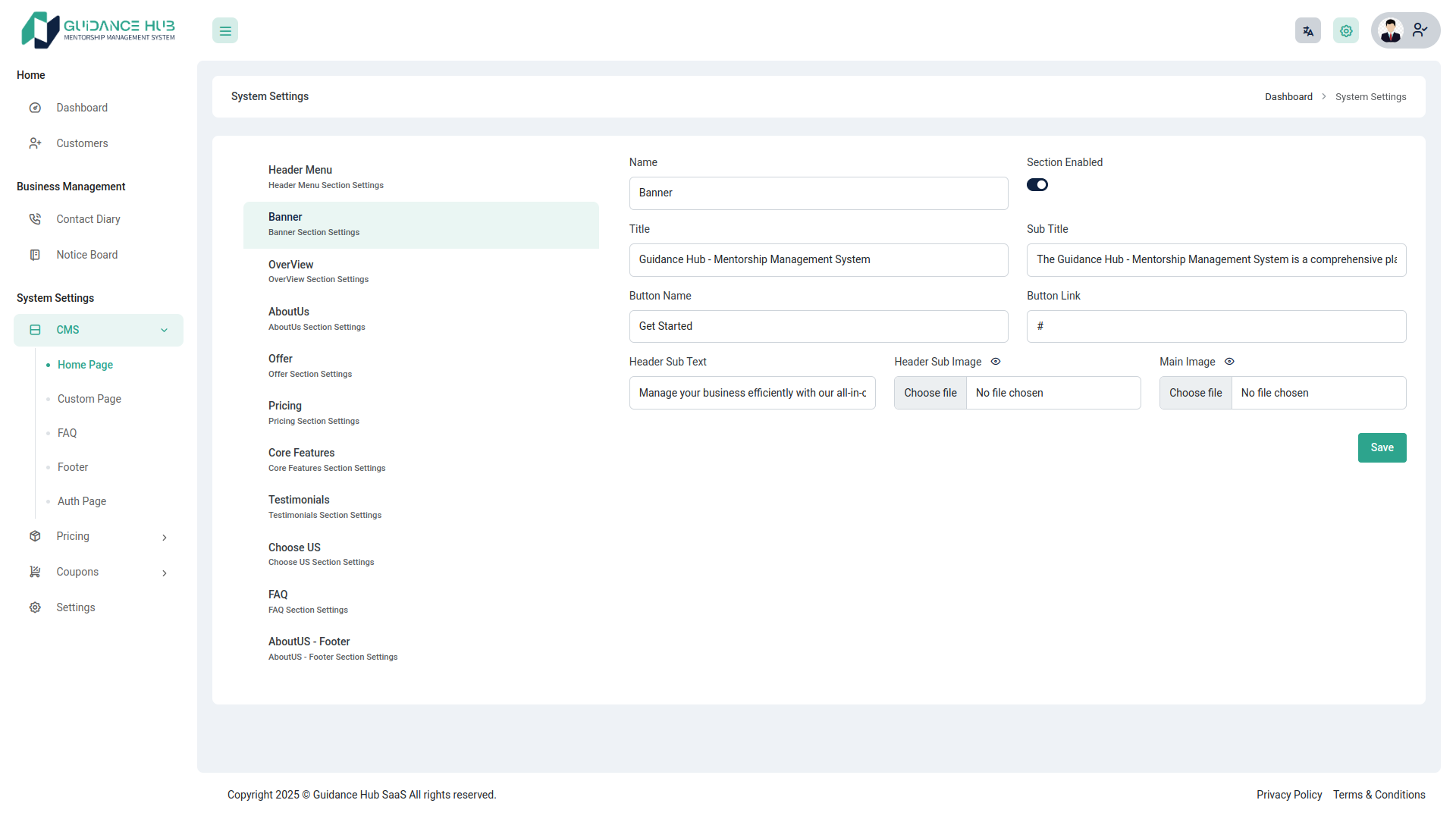 Guidance Hub SaaS - Mentorship Management System by smartwebinfotech