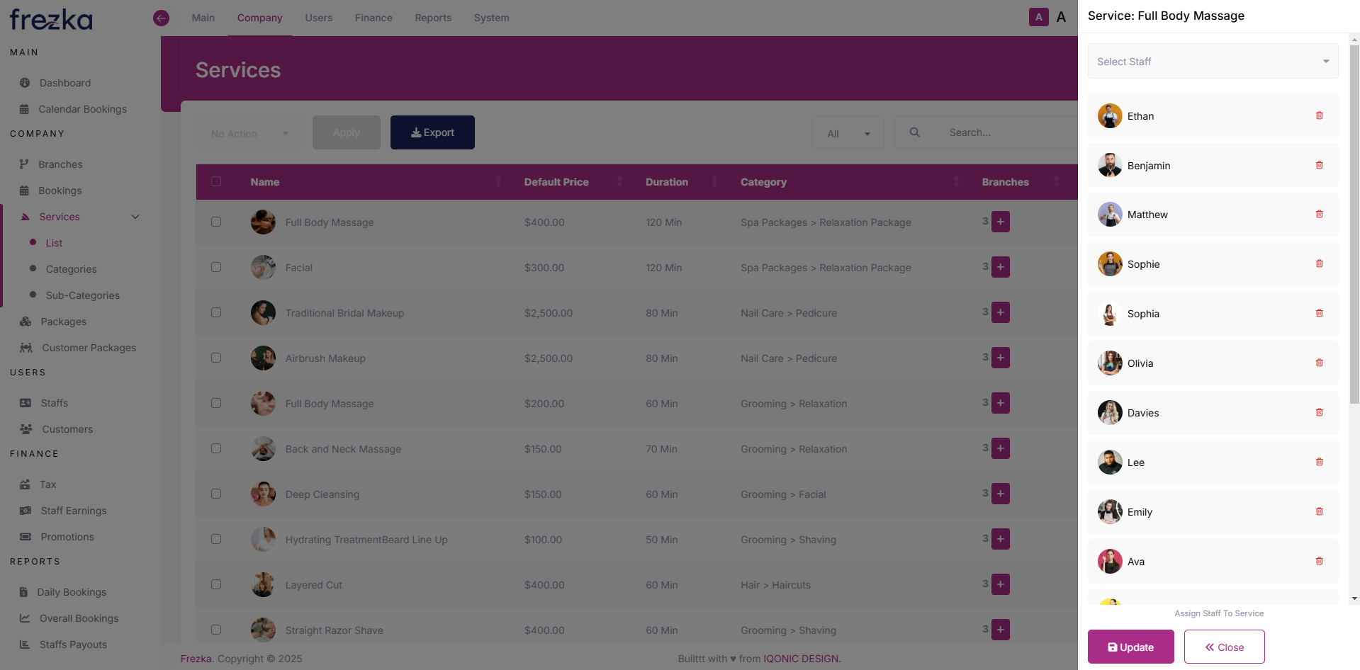 Frezka SaaS – Spa & Salon Management Software | Launch Your Own White Label Platform (Laravel ...