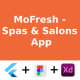 Spas & Salons App ANDROID + IOS + FIGMA + XD | UI Kit | Flutter | MoFresh by FlutterVision