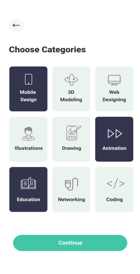 Online Learning Courses for Education App | UI Kit | Flutter | Figma ...