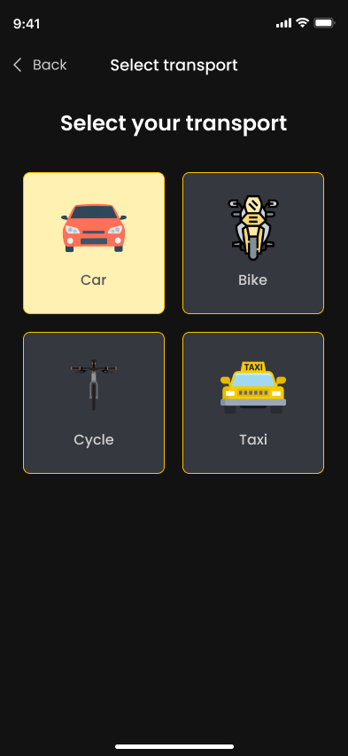 EasyRide - Taxi Booking App UI Kit | Frontend by technotacklesw | CodeCanyon