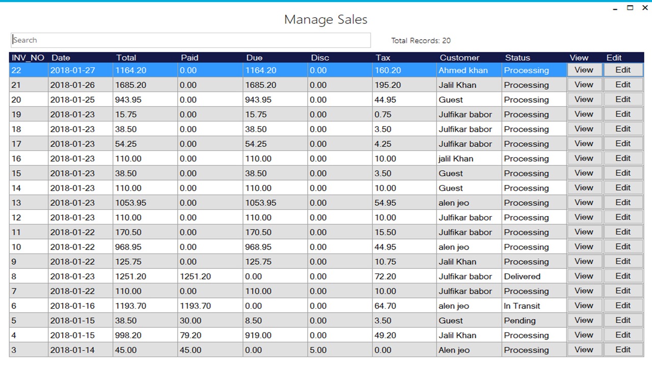 Accounting and Billing Invoice Software by dynamicsoft | CodeCanyon