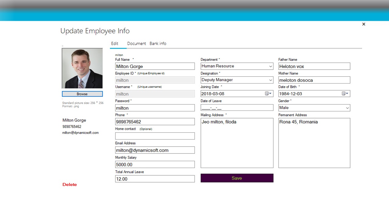 Employee Management System - HRM by dynamicsoft | CodeCanyon