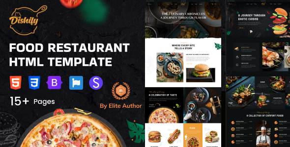 Dishify - Restaurant HTML Template by siddhiinfosoft | ThemeForest