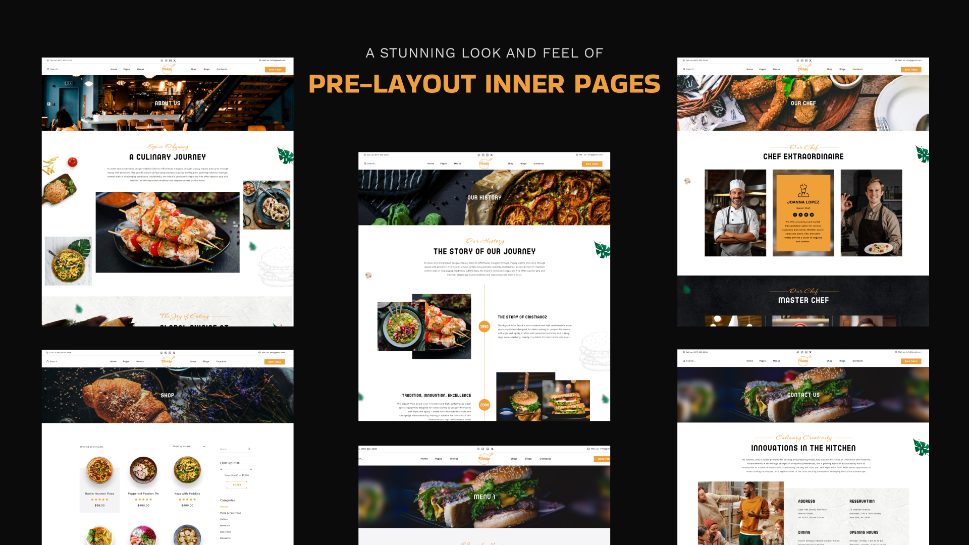 Dishify - Restaurant HTML Template by siddhiinfosoft | ThemeForest