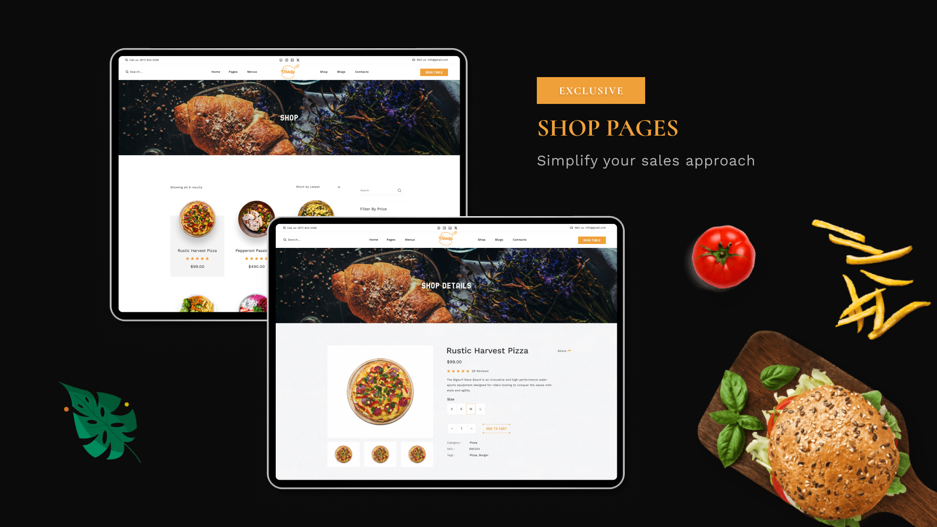 Dishify - Restaurant HTML Template by siddhiinfosoft | ThemeForest