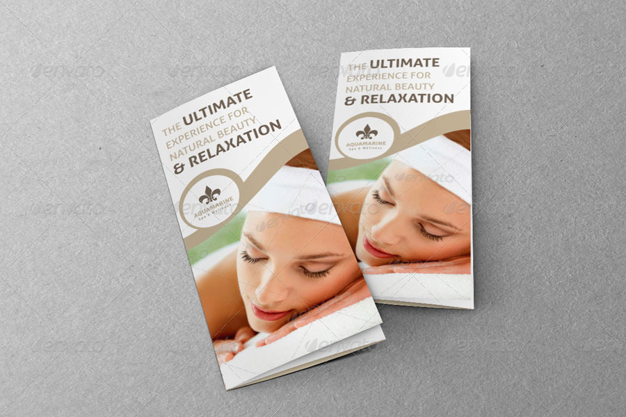 Spa Tri-Fold Brochure | Volume 3, Print Templates | GraphicRiver