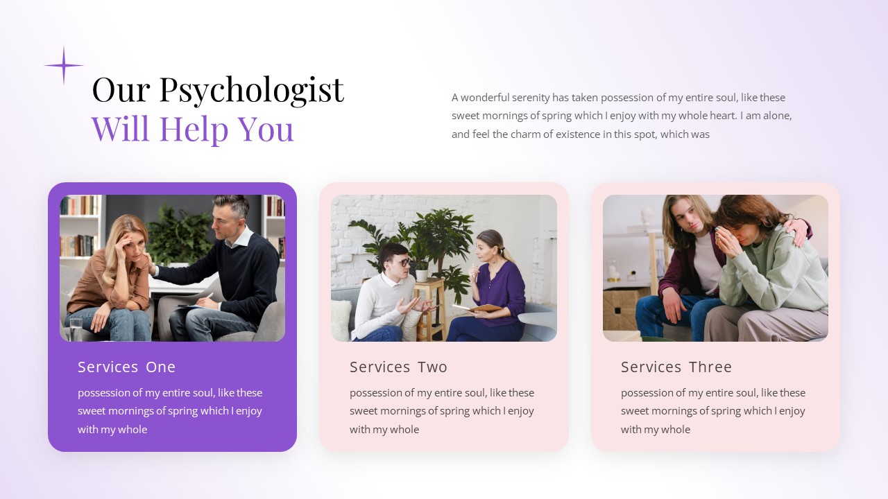 Psychology - Mental Health PowerPoint Template, Presentation Templates