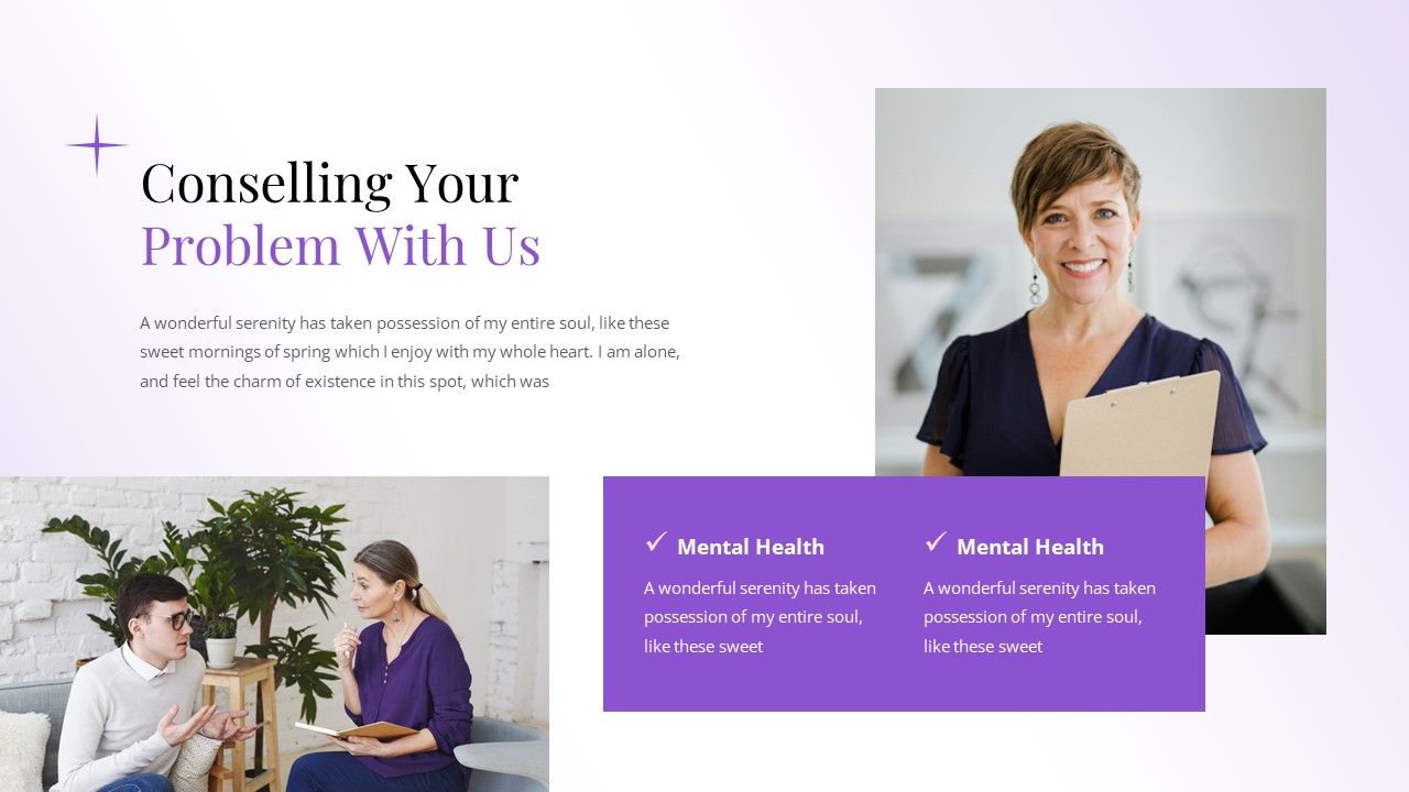 Psychology - Mental Health Google Slides Template, Presentation Templates