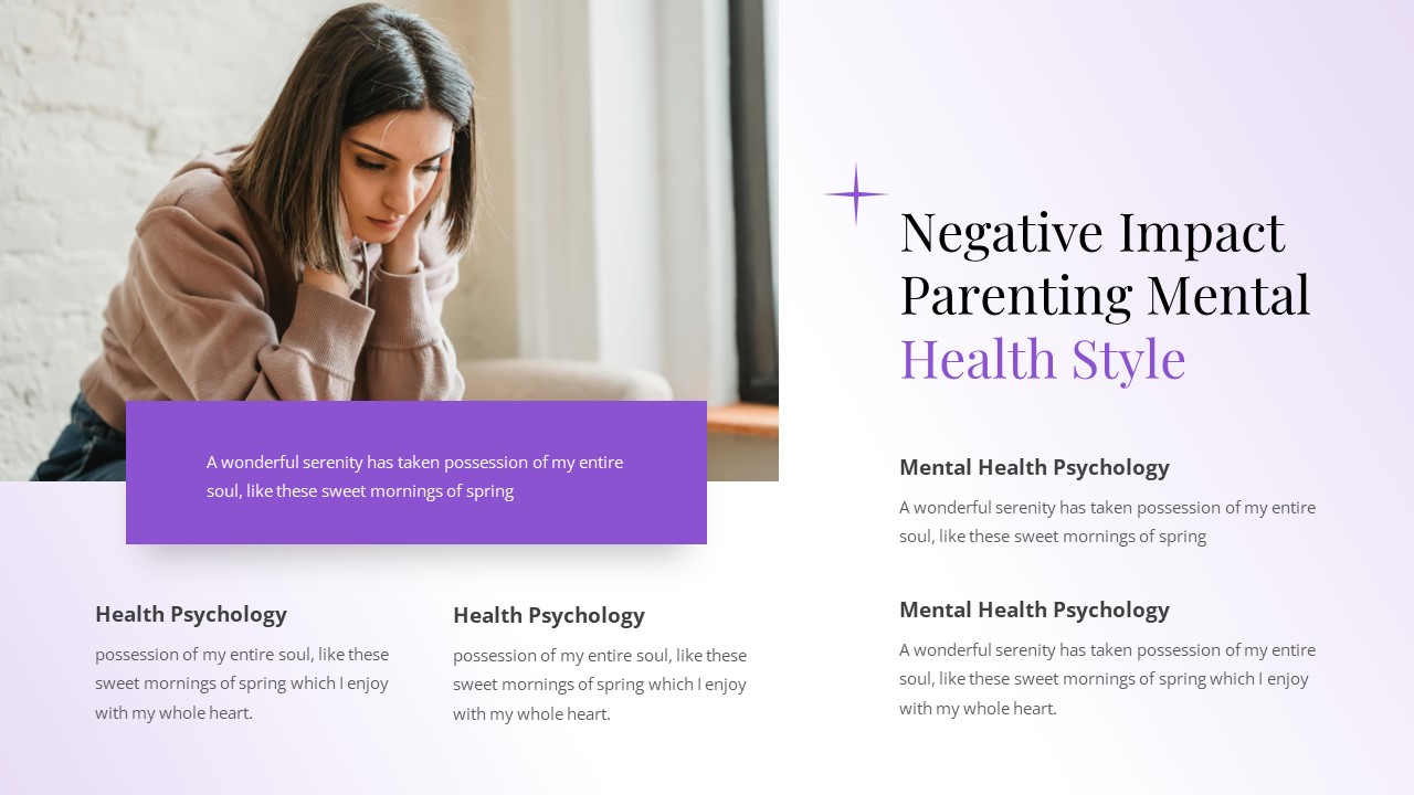 Psychology - Mental Health Google Slides Template, Presentation Templates