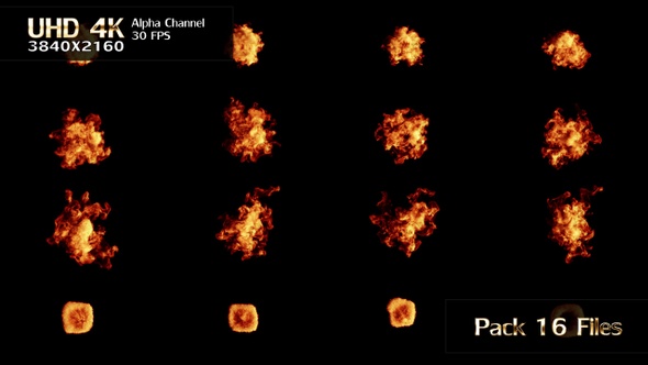 Fire 4K, Motion Graphics | VideoHive