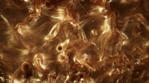 Super Slow Motion Shot of Glittering Shiny Coffee Concept at 1000Fps ...