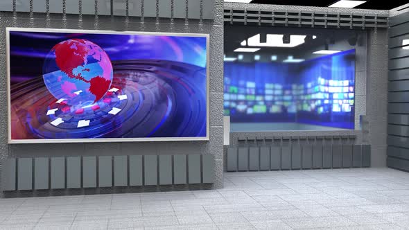 Classic Style Virtual Studio Set N0010 K, Motion Graphics | VideoHive