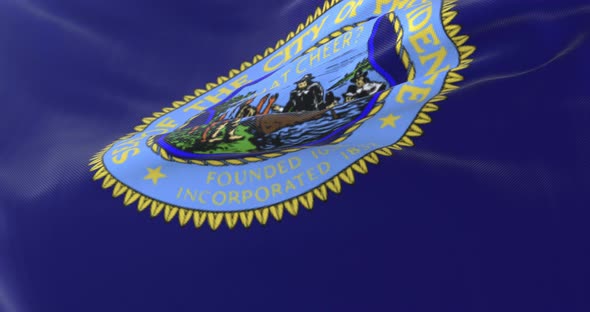 Providence City Flag, United States, Motion Graphics | VideoHive