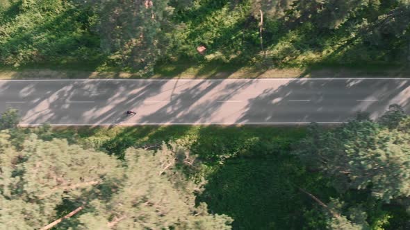 Cycling top view, Stock Footage | VideoHive