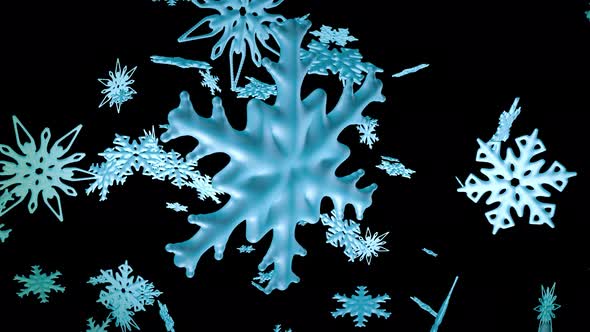 Snowflakes, Motion Graphics | VideoHive