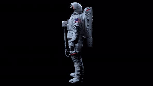 Astronaut Spining, Motion Graphics | VideoHive